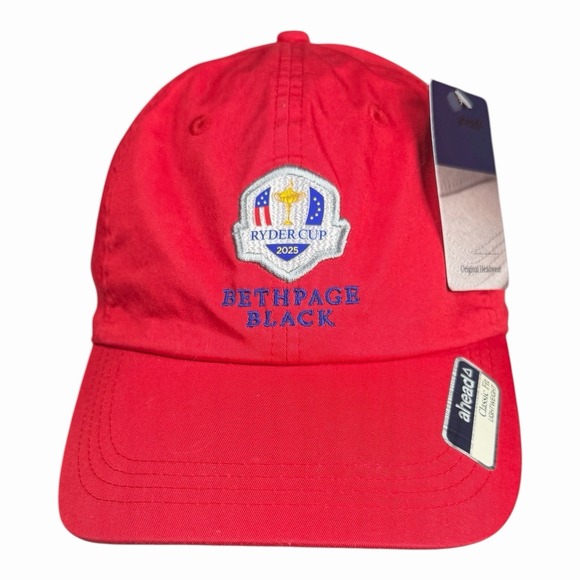 AHEAD | Accessories | Nwt 225 Ryder Cup Red Hat Official License ...